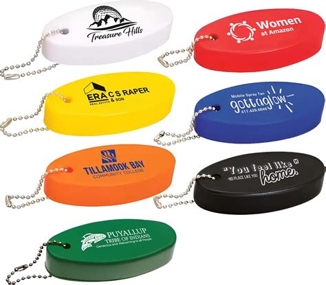 Grozon Custom Floating Keychain Bulk Personalized Keychain Customized Floating