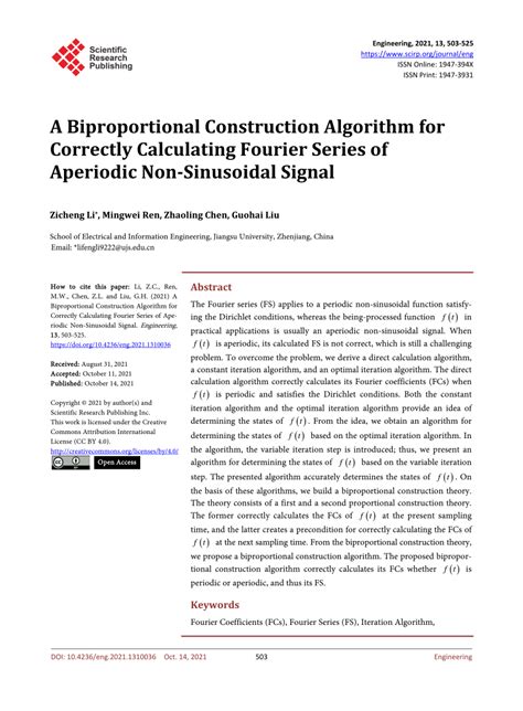 pdf a biproportional construction algorithm for correctly calculating