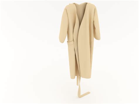 Hanging Dressing Gown Bathrobe 3d Model Cgtrader