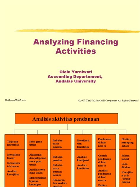 Analyzing Financing Activities Pdf