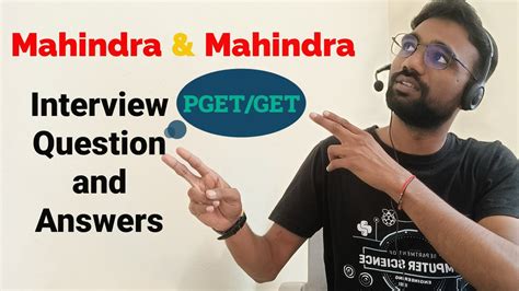 mahindra and mahindra interview questions and answers mandm interview