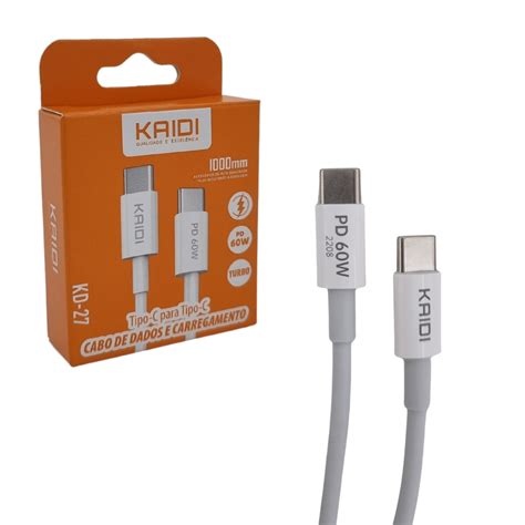 Cabo De Dados Usb P Tipo C A Kaidi Kd Kaidi