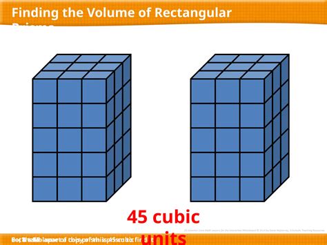 An Introduction To Volume Of Rectangular Prism Counting Cubes Pptx
