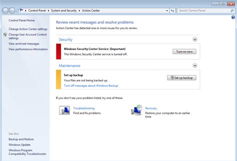 how to turn off messages about windows backup using command line