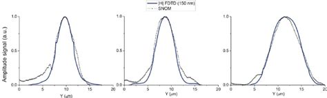 Comparison Of Experimental And Numerical Profiles Download Scientific