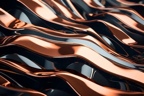 Premium Ai Image Exploring The Futuristic Visions Of An Abstract Metallic Surface A Closeup