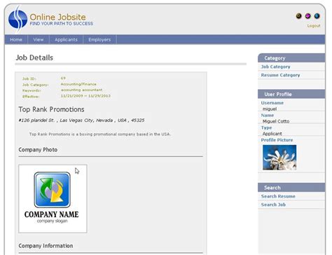 Programming Projects Online Jobsite Using Aspnet With Visual Basic