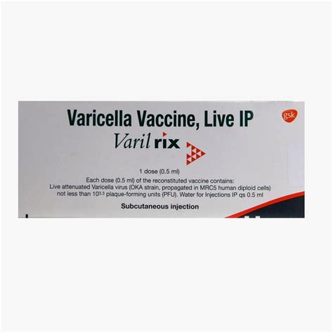 Varilrix Injection 05ml Hubpharm Africa