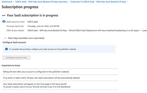Deploy EJBCA SaaS Azure