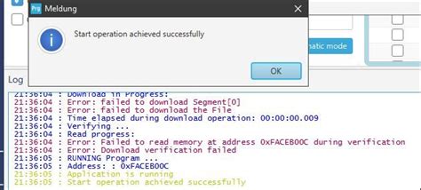 Tried To Download The Atollic Elf File Via Stm32 C Stmicroelectronics Community