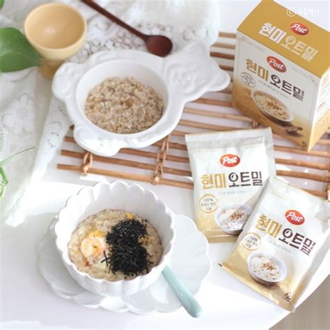 오트밀 먹는법 아침식사대용으로 좋은 포스트 현미 오트밀 네이버 블로그