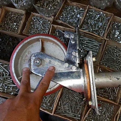 Promo Roda Scaffolding Mainframe Heavyduty 6 Inch Rem Plus Tiang