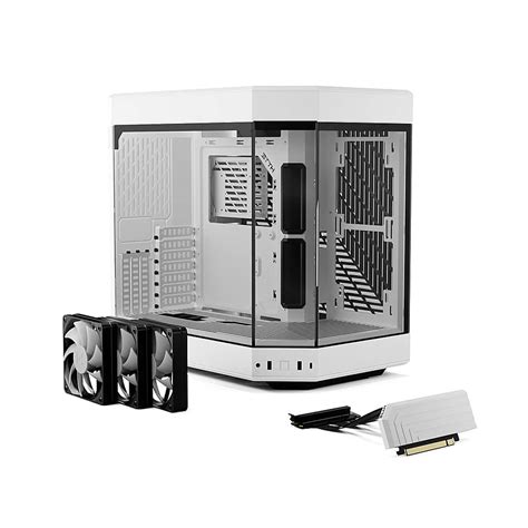 Hyte Y60 Atx Mid Tower Pc Case Snow White Cs Hyte Y60 Ww Best Buy