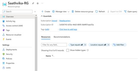 provisioning a virtual machine and other components in azure using