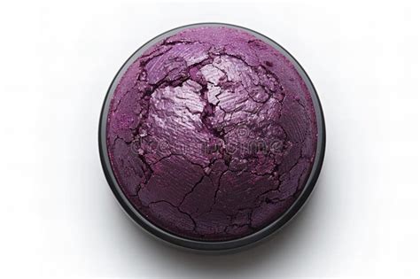 Digital Artwork Of Purple Eyeshadow Spherical Particle Isolated On