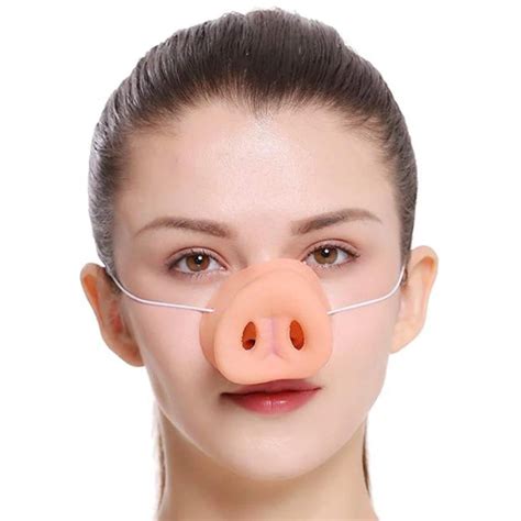 Halloween Latex Pig Nose Pig Nose Costume Rubber Latex Nose Muzzle Mask