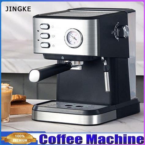 Zzuom Steam Coffee Machine Milk Bubble Coffee Machine Semi Automatic