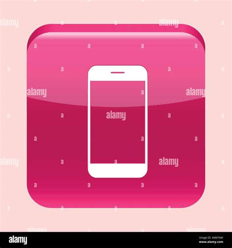 Concept Of Touch Screen Smartphone With Blank Interface Element Of Interface On Screen Icons