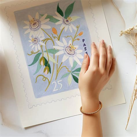 Passiflora Art Print By Amber Davenport