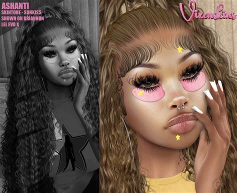 Second Life Marketplace Ashanti Skin Sunkiss Lel Evox