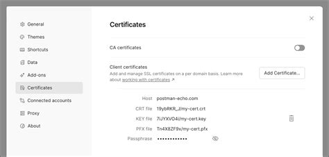 Add And Manage Ca And Client Certificates In Postman Postman Docs