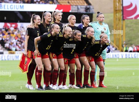 Belgium Pose For Their Team Photo During The International Friendly