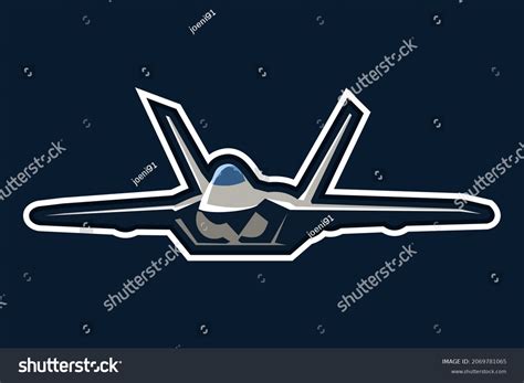 American Cold War Stealth Fighter Plane Stock Vector Royalty Free 2069781065 Shutterstock
