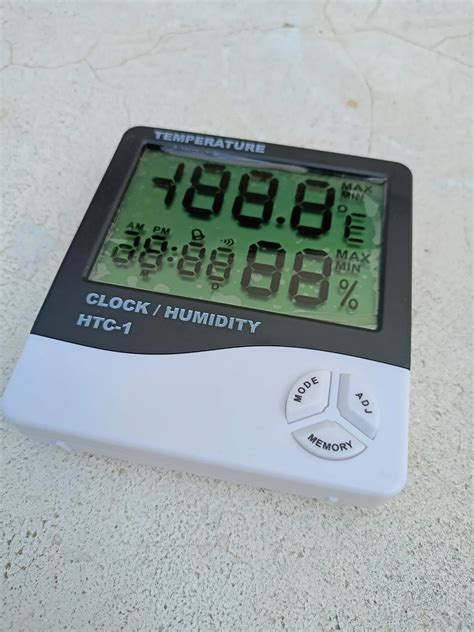 Temperature And Humidity Meter Hygrometer Htc 1