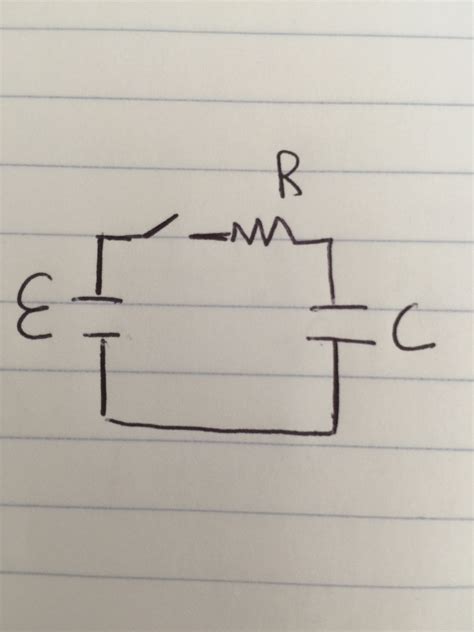 Solved my الي С The switch in the RC circuit above will Chegg com