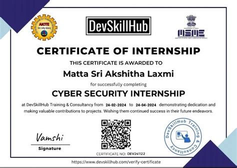 Im Excited To Announce That Ive Successfully Completed The Cybersecurity Internship At