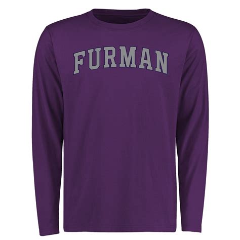 Furman Paladins Purple Everyday Long Sleeve T Shirt