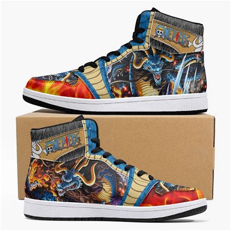 Kaido One Piece Mid Basketball Shoes Animebape