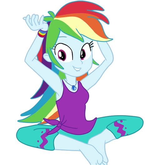 Equestria Girls Rainbow Dash Vector
