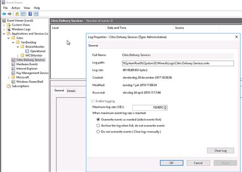 Delivery Services Log Citrix Community
