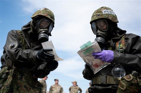374th Ces Japan Forces Hone Interoperability During Cbrn Training