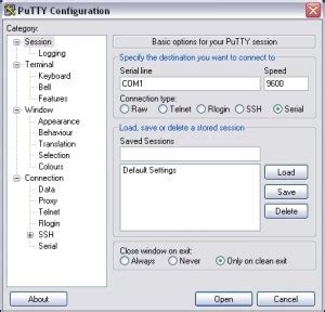 Putty Simple Networking