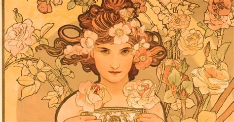 Artstation Mucha Rose