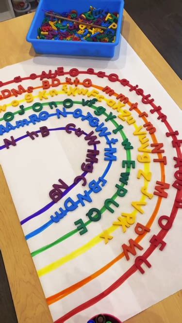Rainbow Letter Sorting Activity Artofit