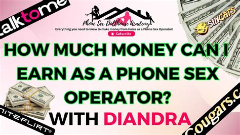 How Much Money Can I Make As A Phone Sex Operator Youtube