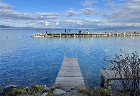 Yvoire France A Beautiful Medieval Village On Lake Geneva Winter