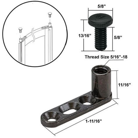 Replacement Pivot Bracket Assembly For Swing Shower Doors