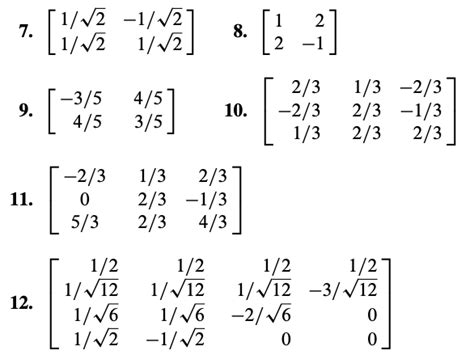 solved 7 1 diagonalization of symmetric matrices determine