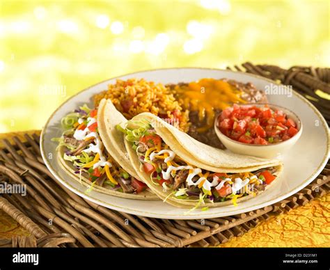 Beef Tacos With Refried Beans At Phillip Pusey Blog