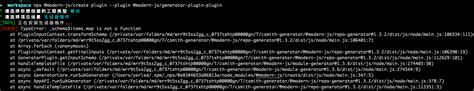 Bug 创建”生成器插件“类型的模块项目时报错 · Issue 715 · Web Infra Devmodernjs · Github