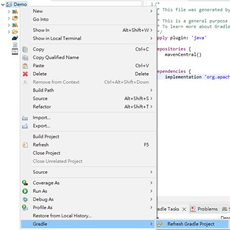 Eclipse Add Gradle Nature無作用 Mike的筆記
