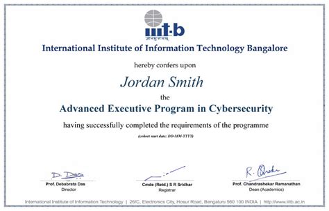 Cyber Security Certification Training Course In India Iiit And Npci Bangalore