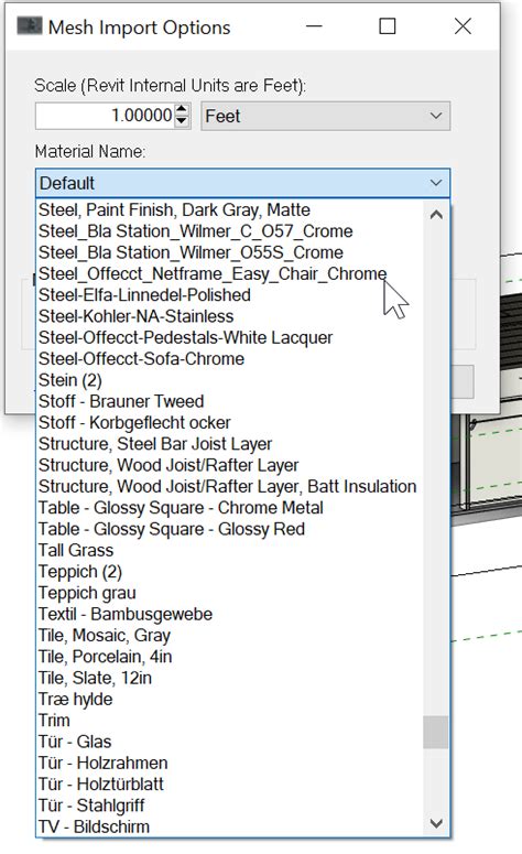 Mesh Import From OBJ Files Revit App Truevis