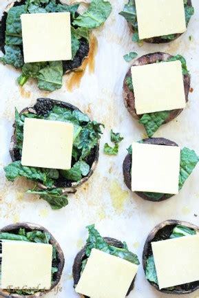 Kale Stuffed Portobello Mushrooms