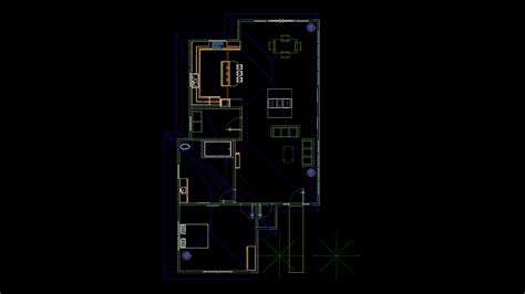 Two Story Residential Structural Plan With Footing And Column Details
