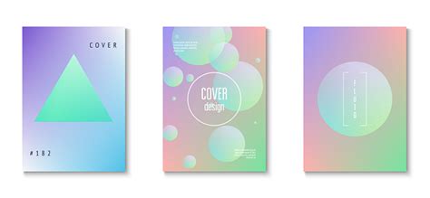 홀로그램 디자인 그라디언트 모양 크리에이 티브 포스터 사이버펑크 방사형 일러스트레이션입니다 바이올렛 트라이앵글 세트 3d 포스터